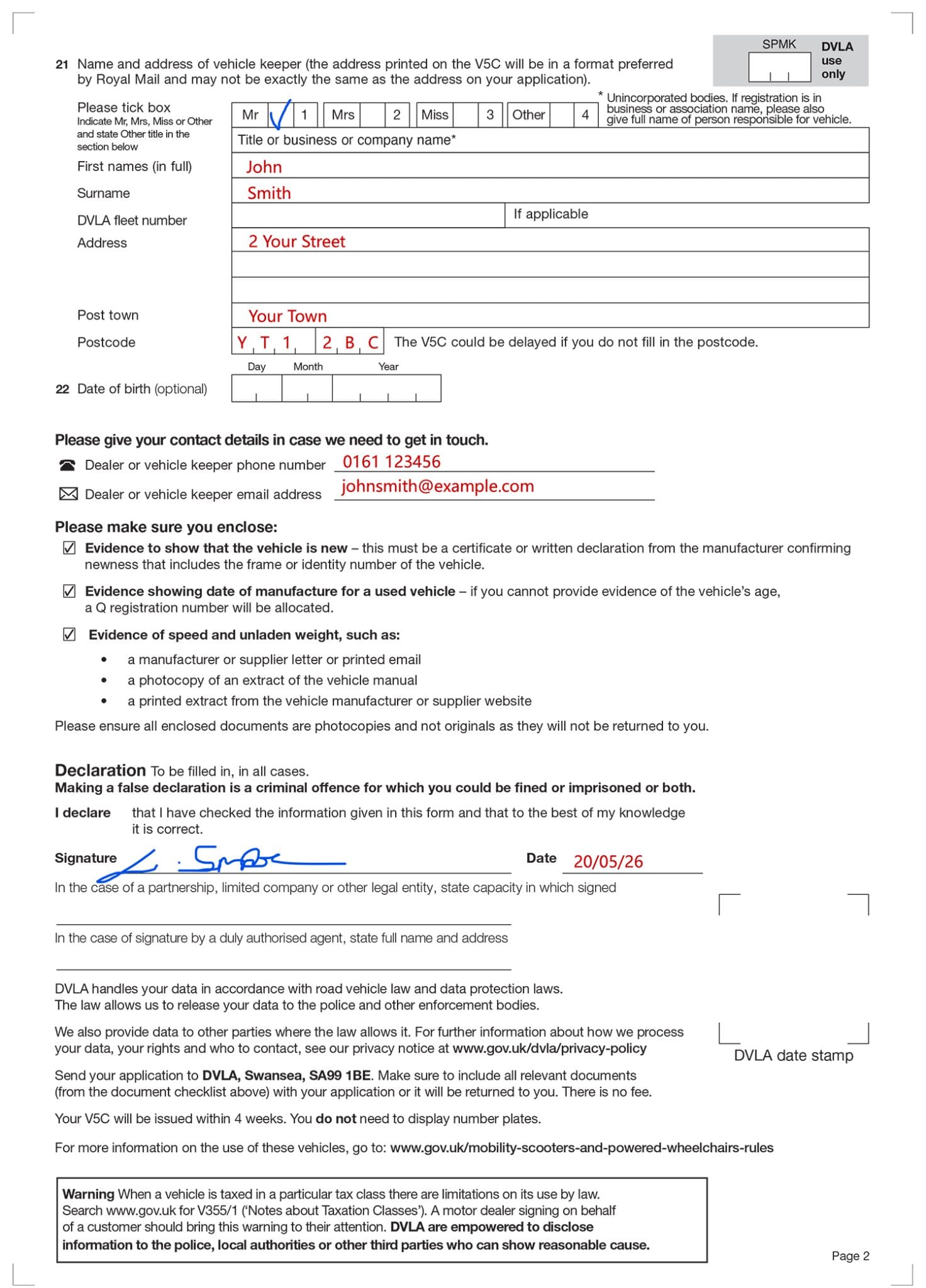 Registering A Large Class 3 Mobility Scooter With The DVLA - Zipper ...